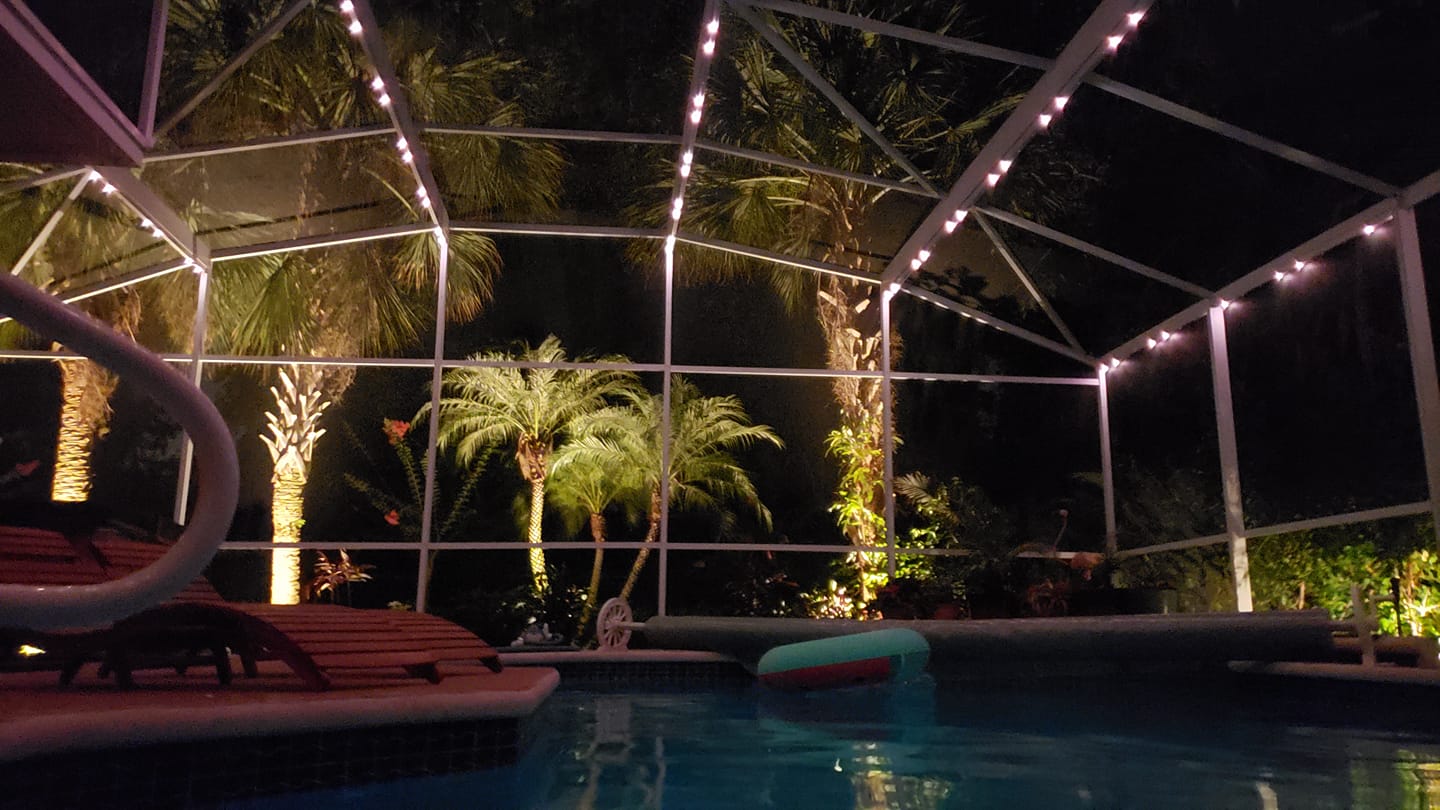 Pool Cage Enclosure Lighting - First Coast Trim Light